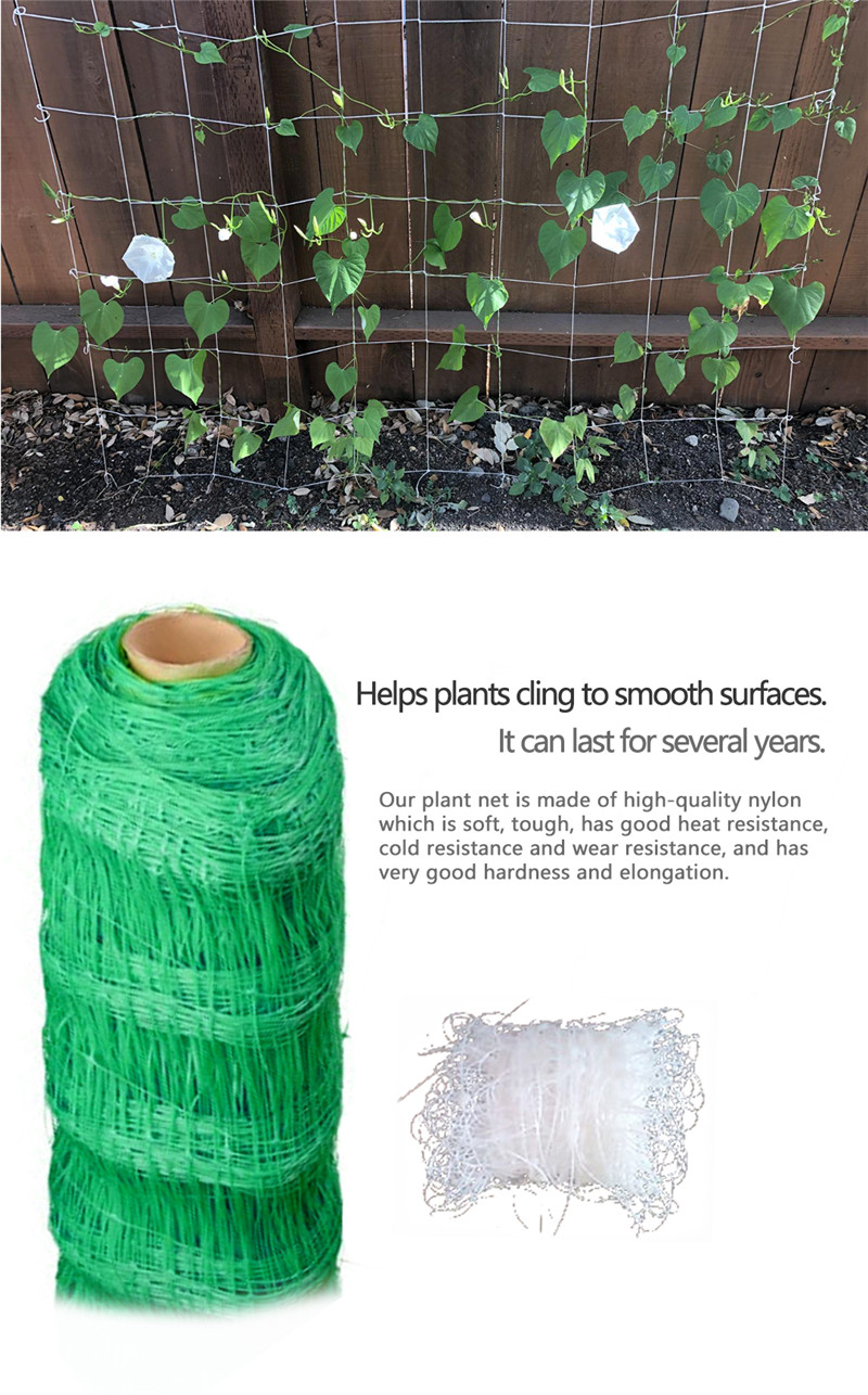 Garden Green White Balck Trellis Plant Climbing Support Netting ...