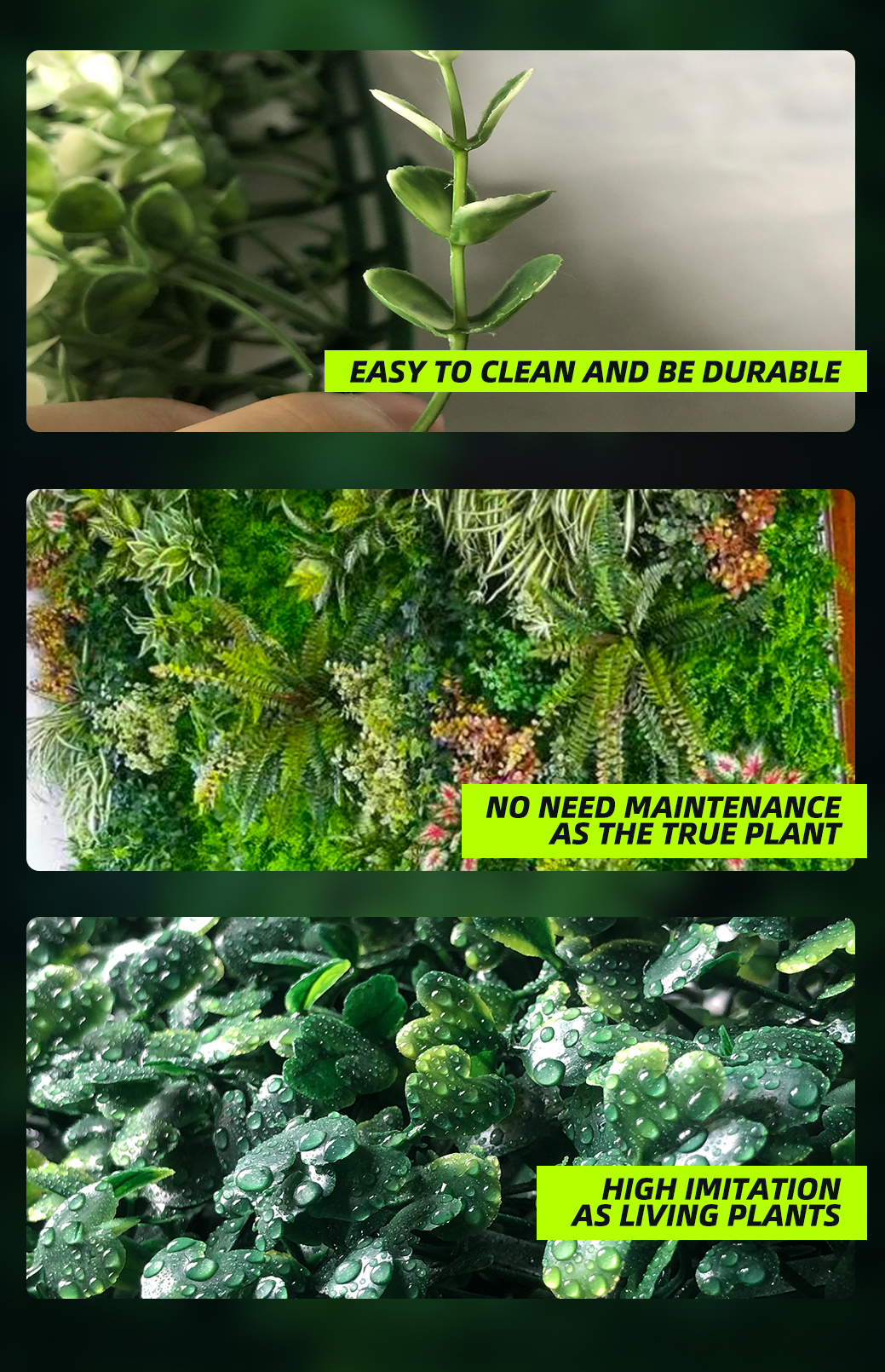 Artificial Leaf Fence PVC Artificial Fence Artificial Grass Fake Turf