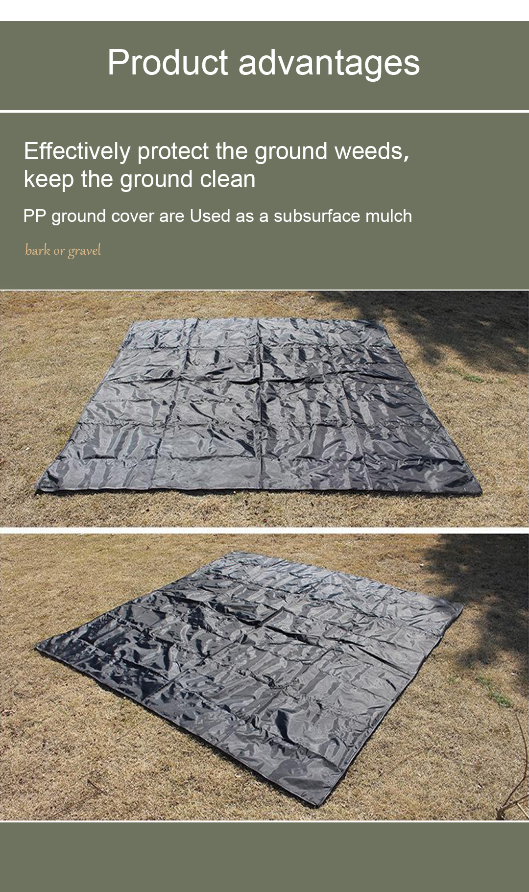 PP Agriculture Reflective Ground Cover Fabric 15m Anti-weed Mat for ...